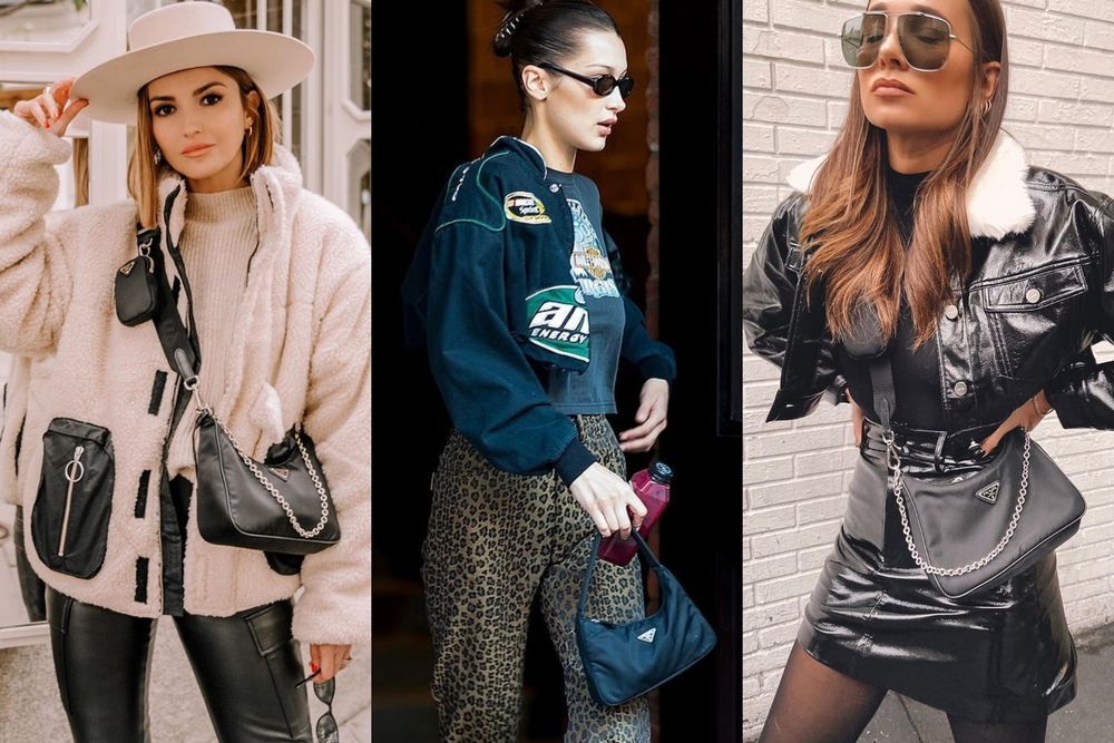 prada backpack celebrity