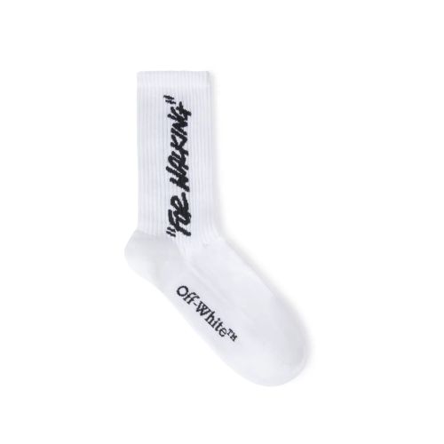 off white knitted socks