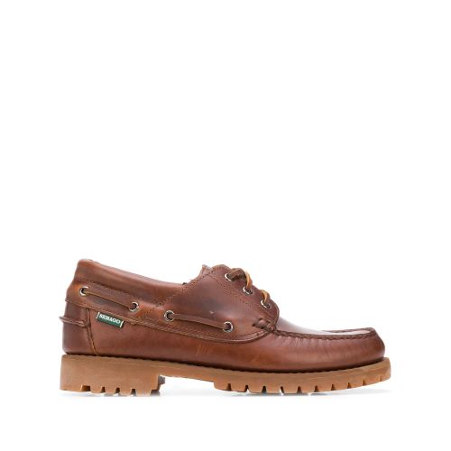 sebago brown boat shoes