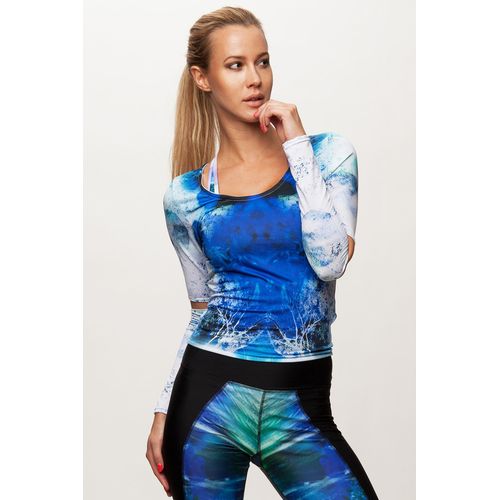 MISS RUNNER Tsunami Crop-Out Sweater for Women