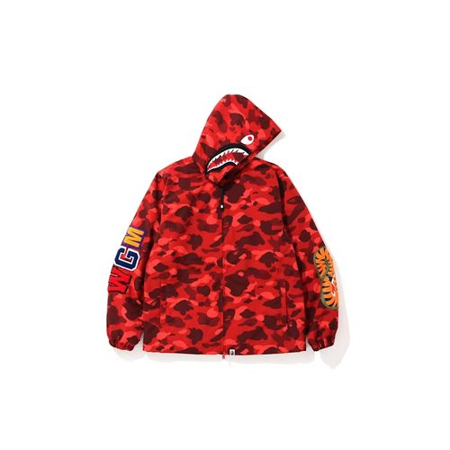 red bape camo jacket