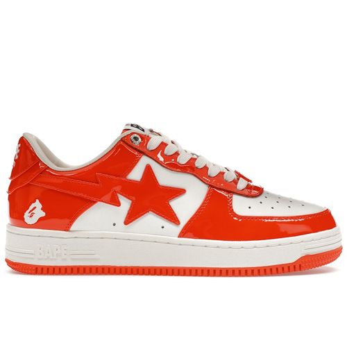bathing ape shoes red
